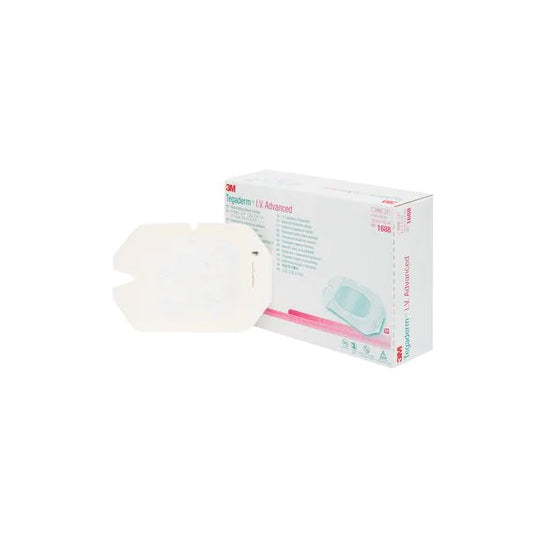 3M | Tegaderm I.V. Advanced Securement Dressing, 4" x 4-3/4" (1688 ...