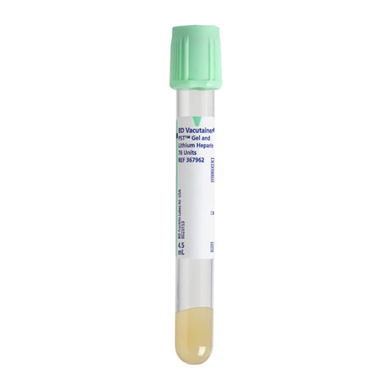 Becton Dickinson | BD Vacutainer PST Tube, Light Green, 4.5mL (367962 ...