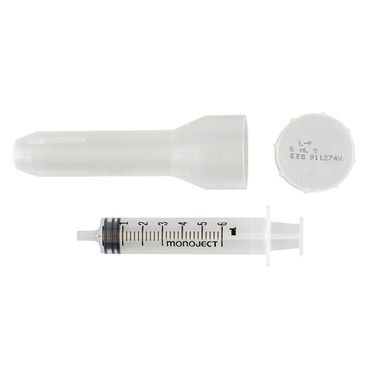 Cardinal Health | Monoject Rigid Pack 6mL Syringe Luer-Slip Tip ...