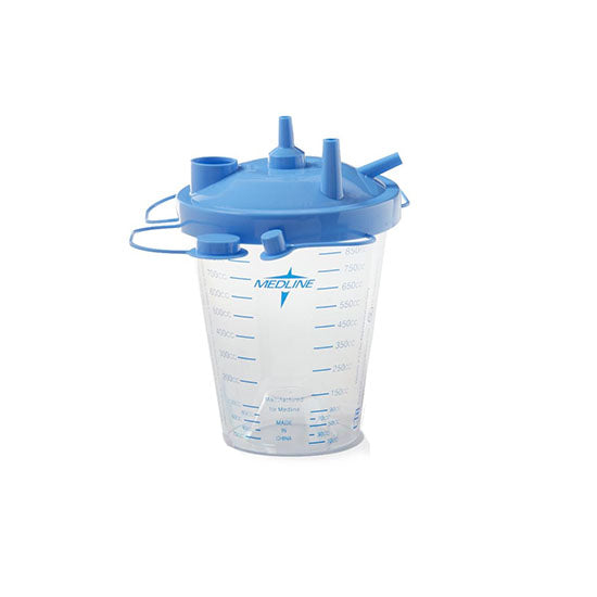 Medline | 850 cc Suction Canister Kit with Float Lid and Tubing ...