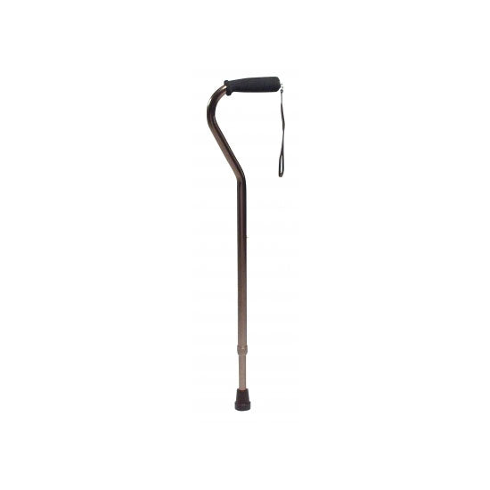 Lumex | Aluminum Adjustable Offset Cane, Nitrile Grip, Bronze (5941A ...